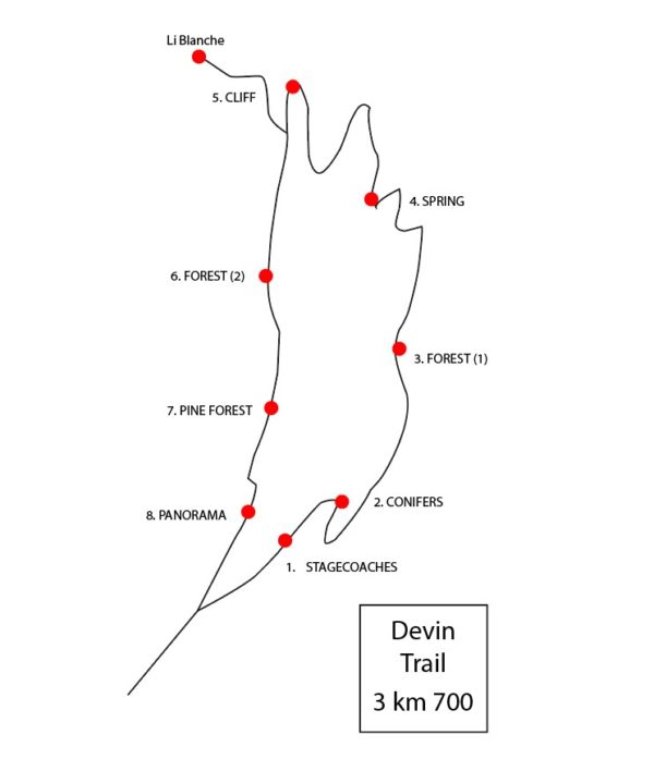 Devin trail - Pays du Saint-Bernard